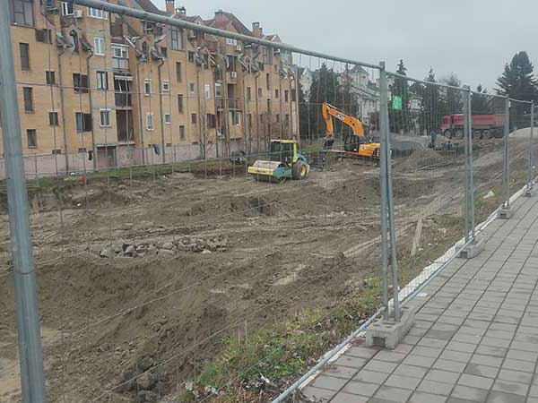 Izgradnja u blizini STOP SHOP ritejl park Borča – Borča